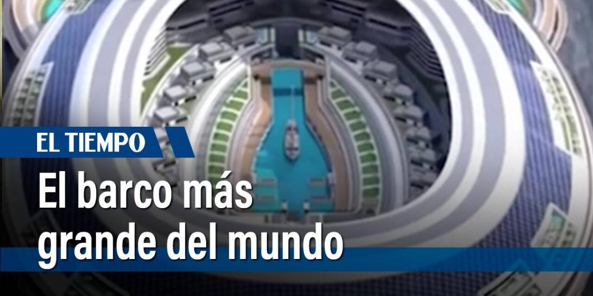 Así es el barco más grande del mundo: puede abarcar 600 mil pasajeros