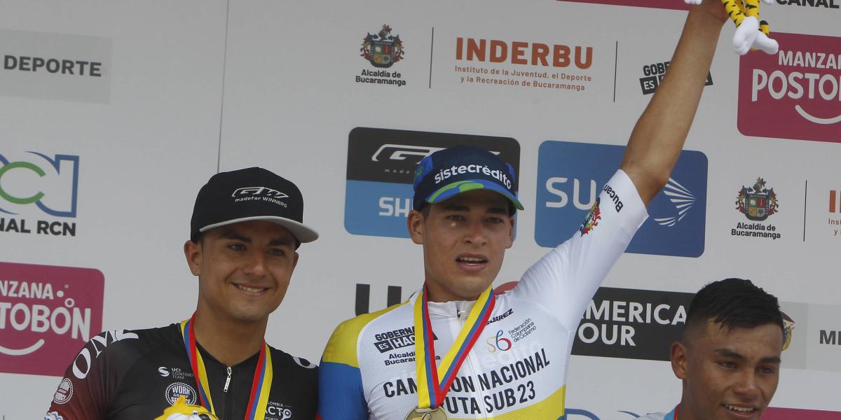 Kevin Castillo es el nuevo campeón de ruta en Nacionales de ciclismo