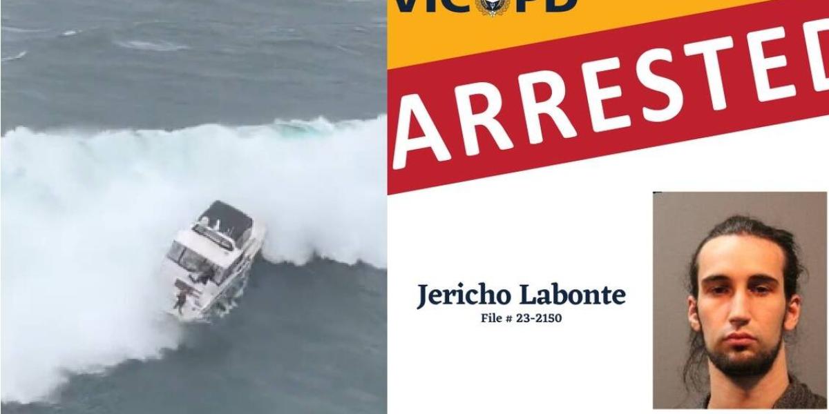 Video: rescate en altamar terminó con el hombre que salvaron detenido