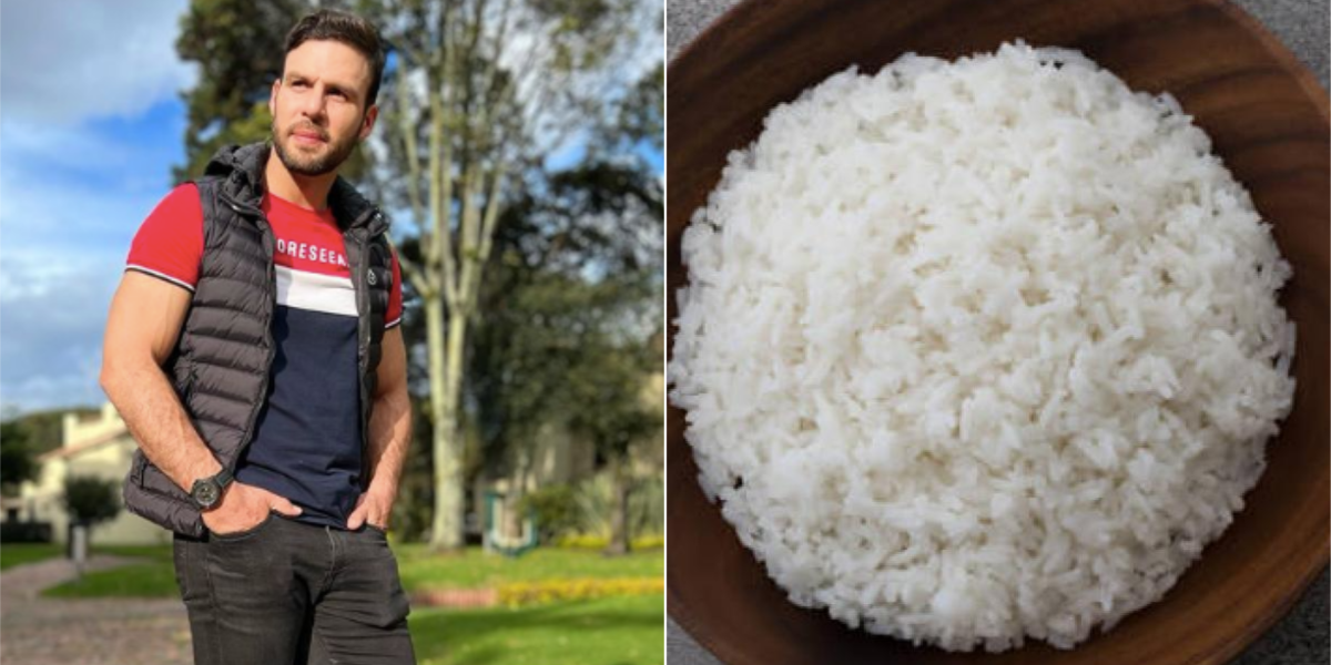 Álex Adames encuentra gusanos en una bolsa de arroz