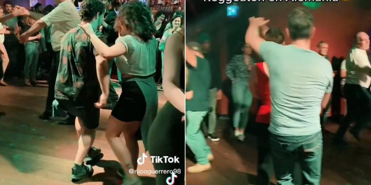 Influencer grabó cómo bailan perreo los alemanes