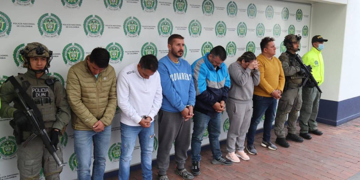 Agentes encubiertos desmantelan red de narcotráfico en Bogotá