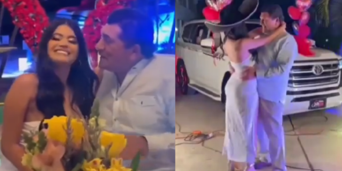 Poncho Zuleta le regala a su novia lujosa camioneta por su cumpleaños