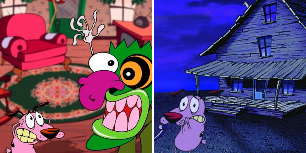 Coraje El Perro Cobarde Casa De Campo Cartoon Network Pasillo De La