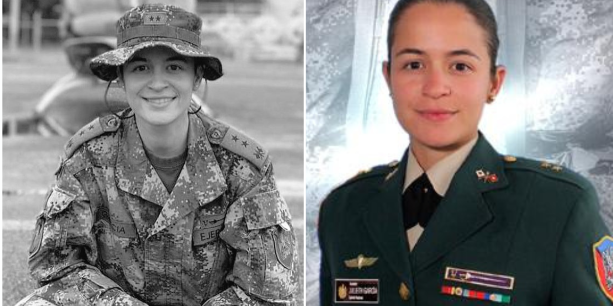 Julieth García: quién era la teniente del Ejército que murió en accidente