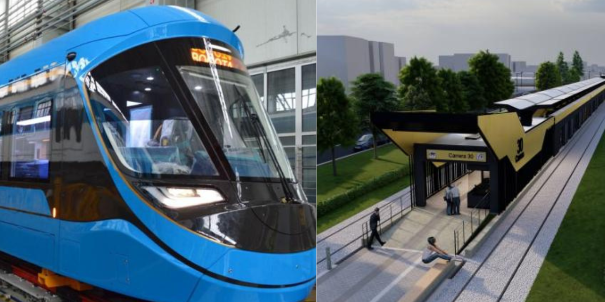 Llegó a Colombia el primer vagón del Regiotram de Occidente