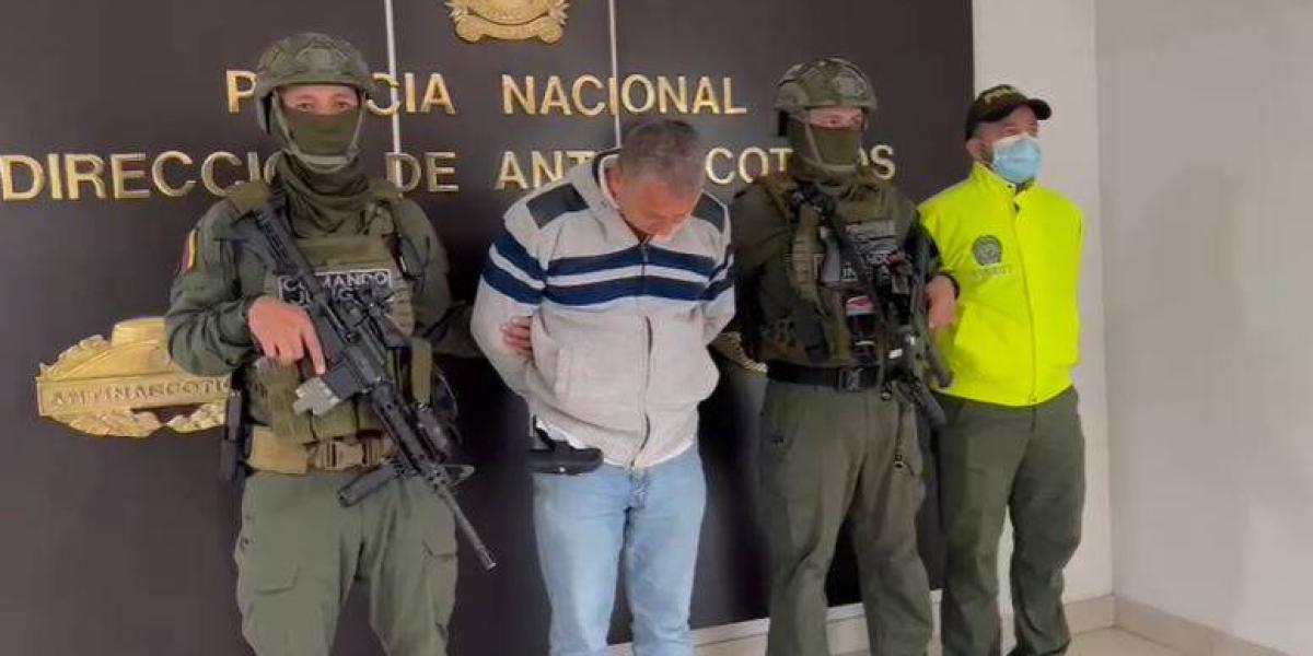 Captura de Juan Guillermo Naranjo Henao, señalado narcotraficante