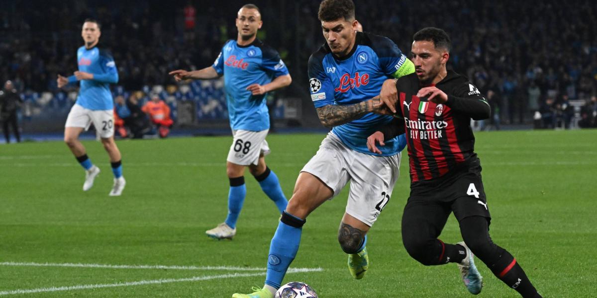 Napoli vs Milan: vea los goles del partido en la Champions League