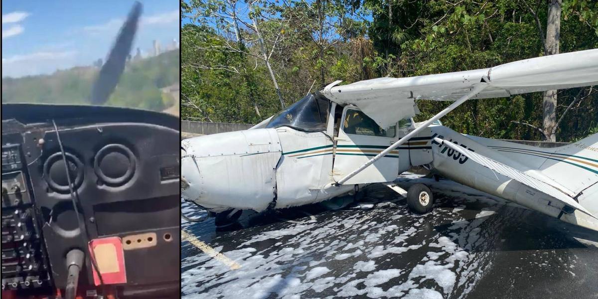 Video Avioneta Se Estrella En Medio De La Calle Y Pasajeros Salen Ilesos