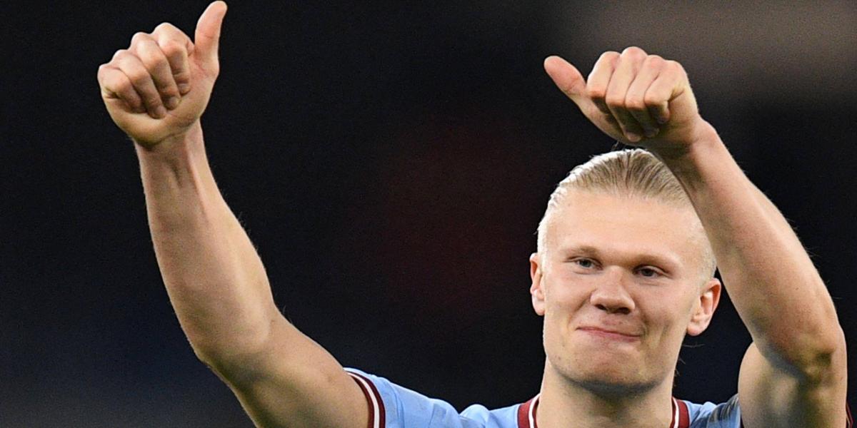 Erling Haaland recibió el premio Globe Soccer Awards al mejor jugador ...