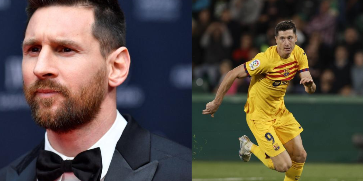 Vea el reencuentro entre Lionel Messi y Lewandowski tras discusión