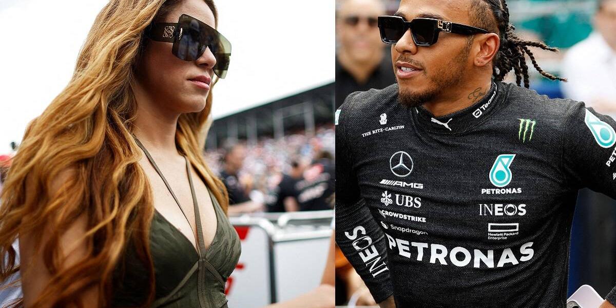 Shakira y Lewis Hamilton, juntos a bordo de un yate en Miami
