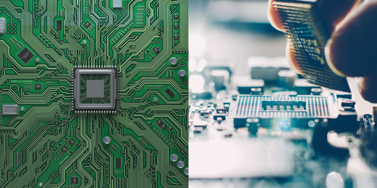 ¿Cuáles son los componentes de una tarjeta electrónica?