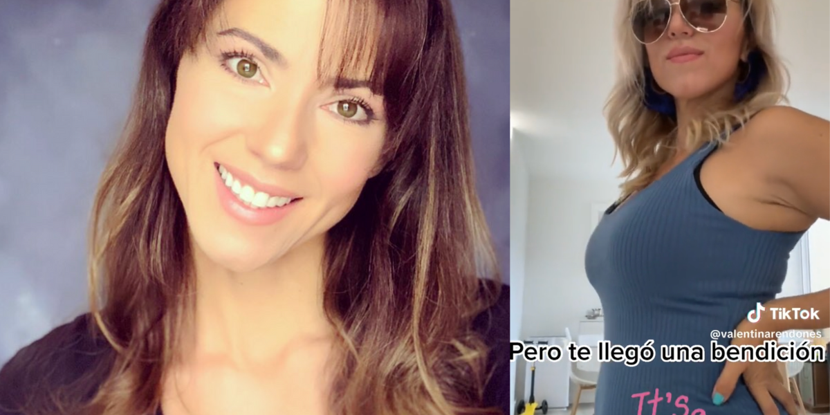 Valentina Rendón confirmó que está embarazada a sus 47 años de edad