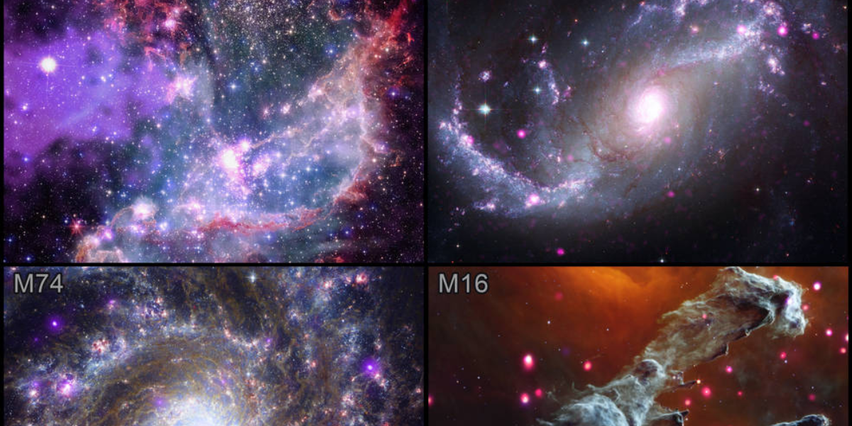 Telescopio Webb de la NASA registra 4 nuevas imágenes del universo