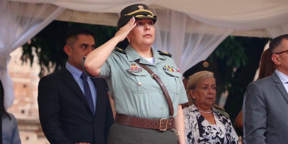 La coronel Díaz, la mujer encargada de velar por la seguridad en Pereira