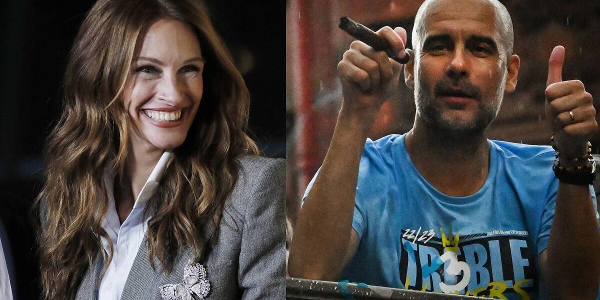 Los mensajes entre Pep Guardiola y Julia Roberts: todo lo que se sabe