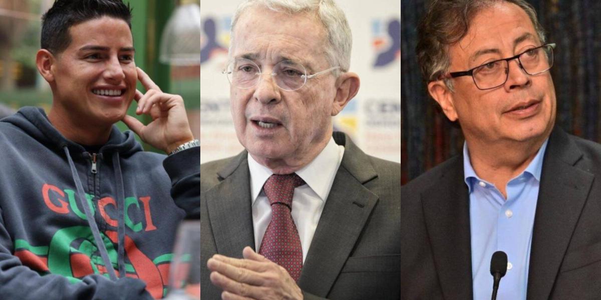 James Rodríguez dijo que Uribe fue un 'gran presidente' y habló de ...