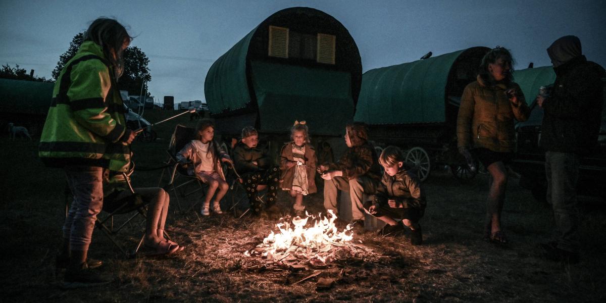 Los grupos nómadas que habitan Inglaterra: llaman hogar a una feria ...
