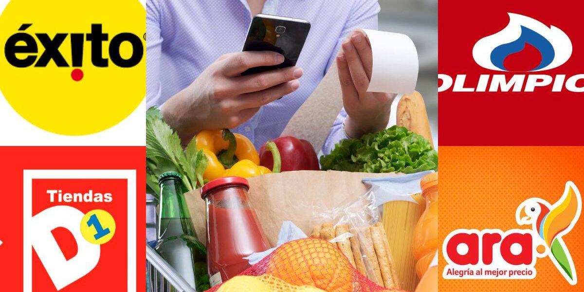 Éxito, Ara, D1, Alkosto, Olímpica, Jumbo: cuál supermercado que vende más