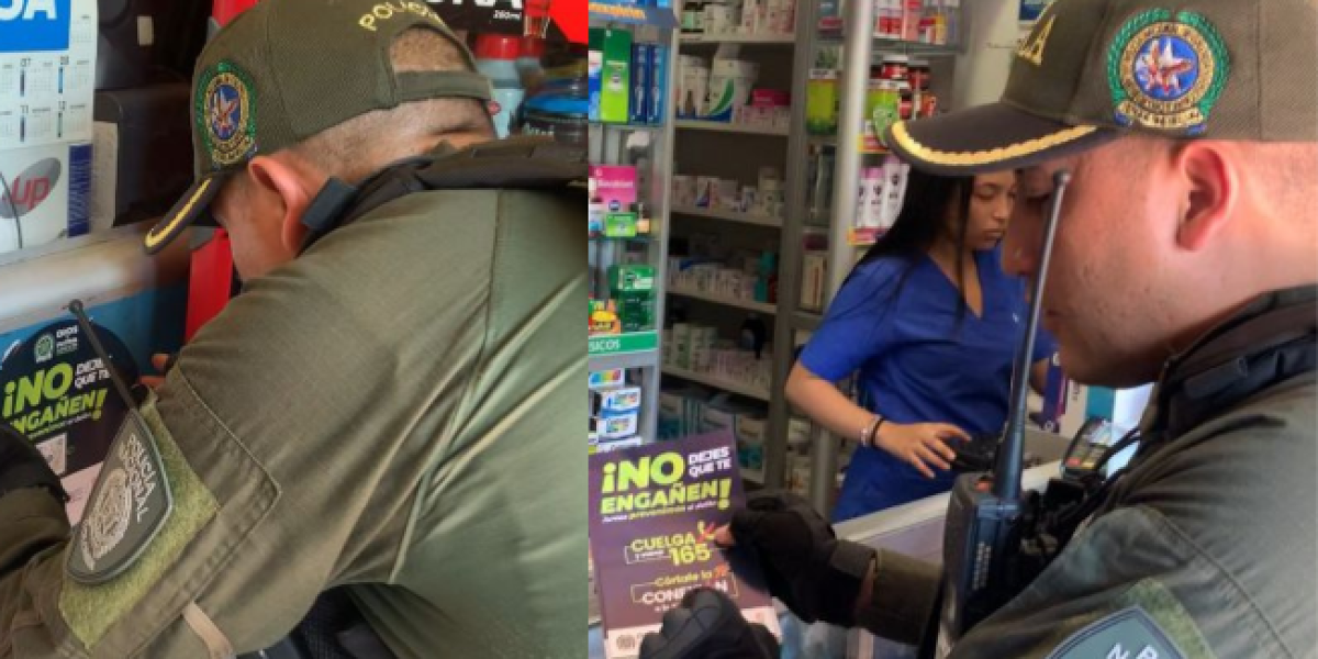 La campaña contra el pago de extorsión del Gaula en Barranquilla