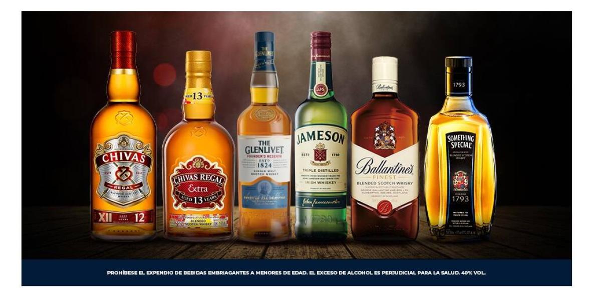 Pernod Ricard continúa eliminando la caja de sus whiskies