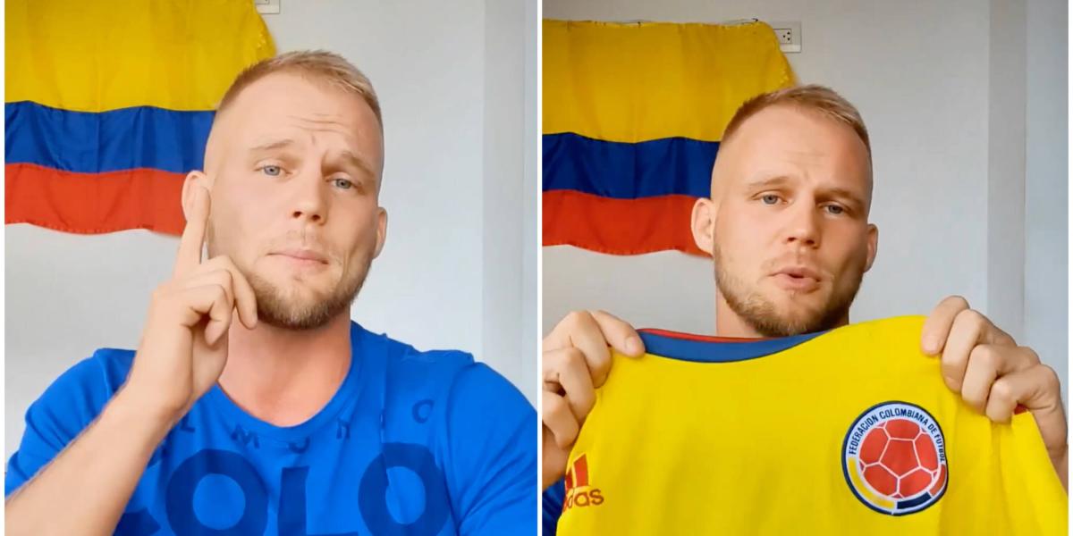 El youtuber Dominic Wolf habla sobre pedido de no usar camisa de Colombia