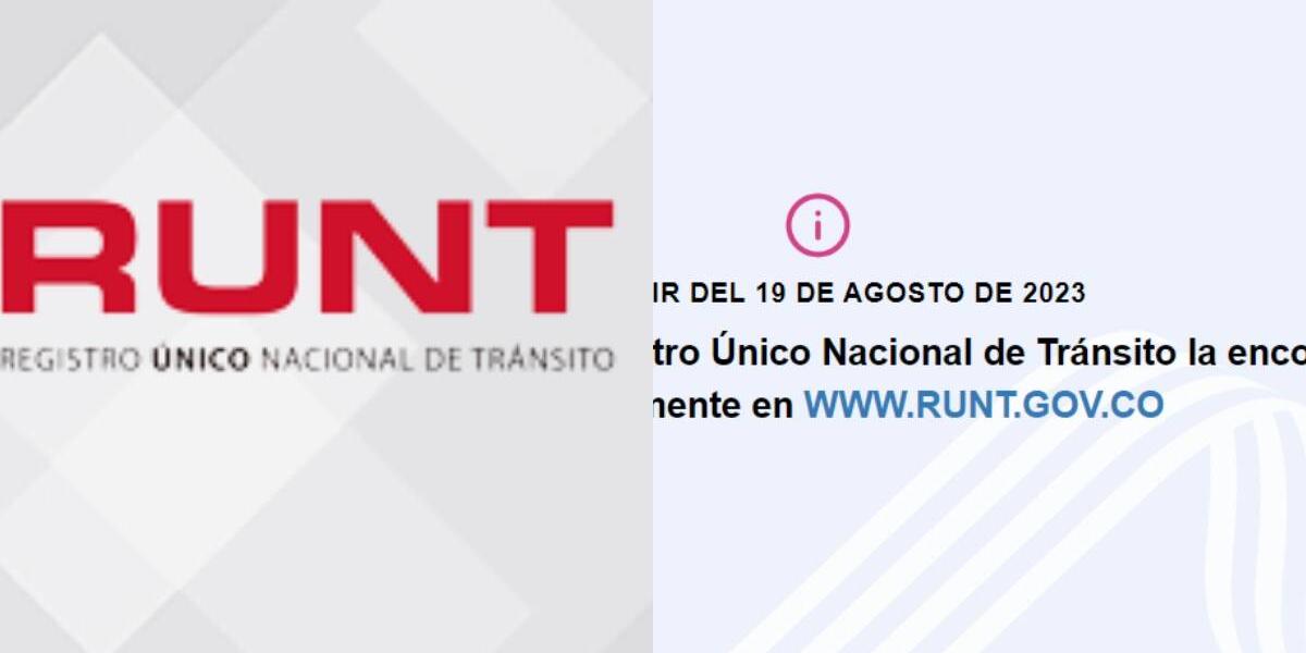 Cambios en la página del RUNT: estas son las novedades del nuevo portal