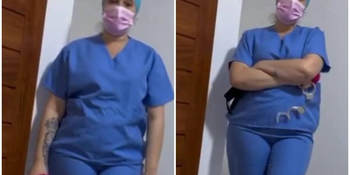 Video viral: le pide a su novia disfrazarse de enfermera sexy y es blanco de burlas