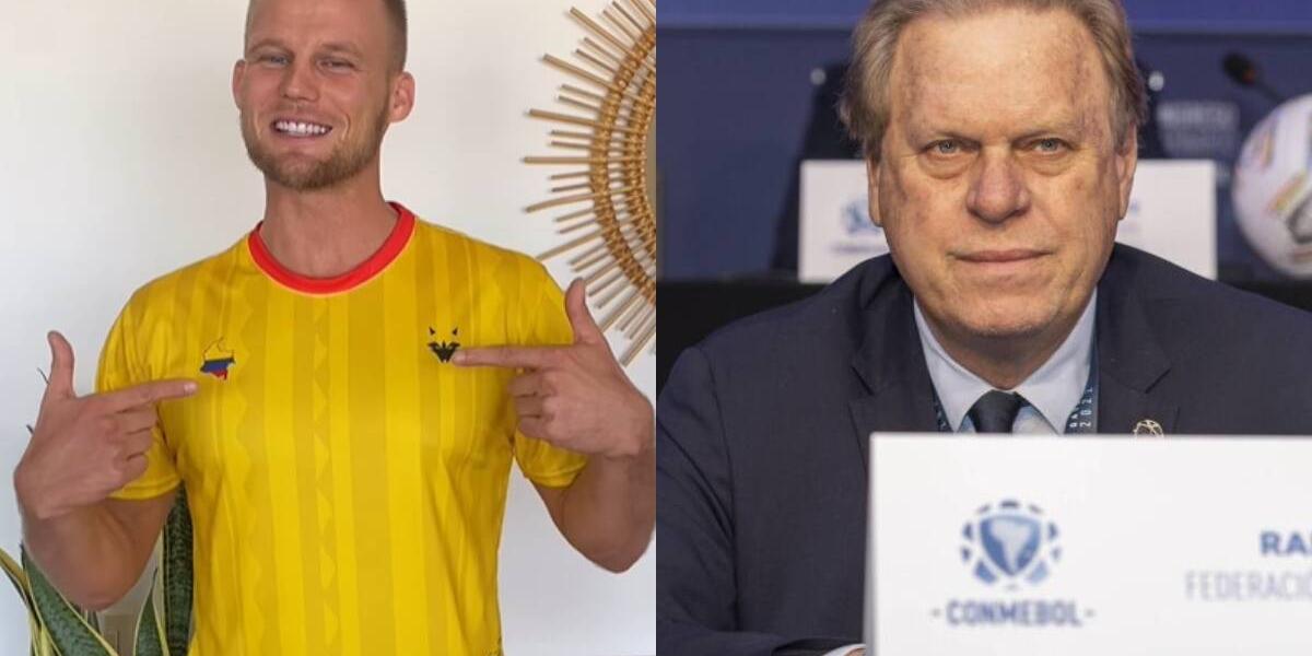 Dominic Wolf lanza su propia camiseta de Colombia y critica a ...