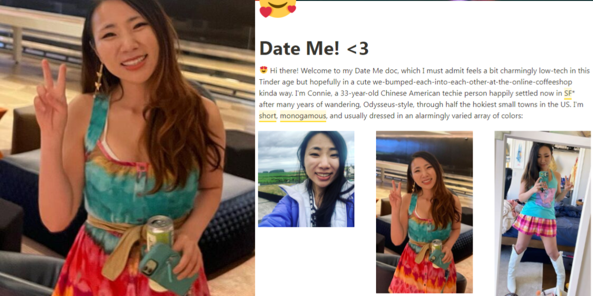 Mujer se cansó de 'apps' de citas y ahora utiliza Google Docs