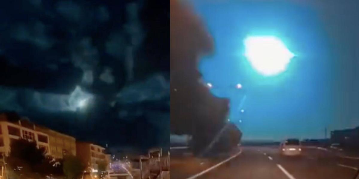Video: impactante meteorito verde iluminó el cielo de Turquía
