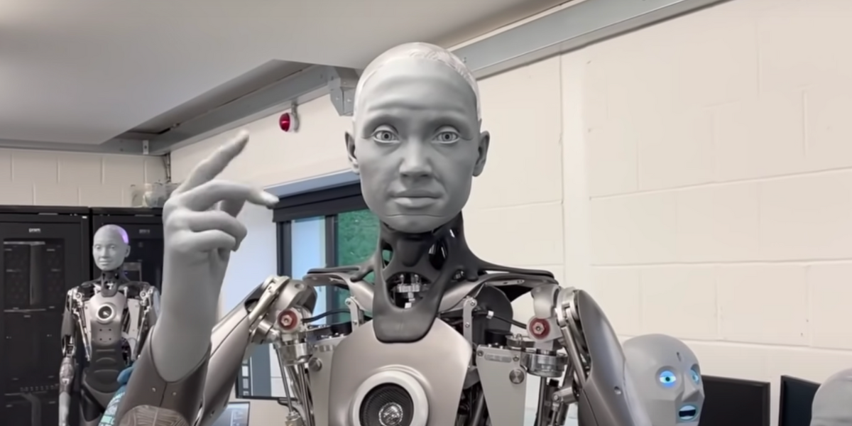 Las advertencias de Ameca, el robot humanoide, sobre el futuro de la ...
