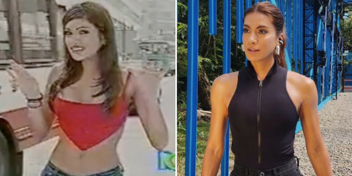 Video: así se veía Andrea Serna en sus inicios en la televisión