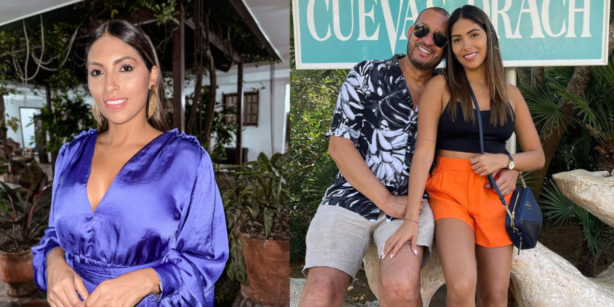 Lorena Altamirano, la novia 27 años menor del 'Flaco' Solorzano