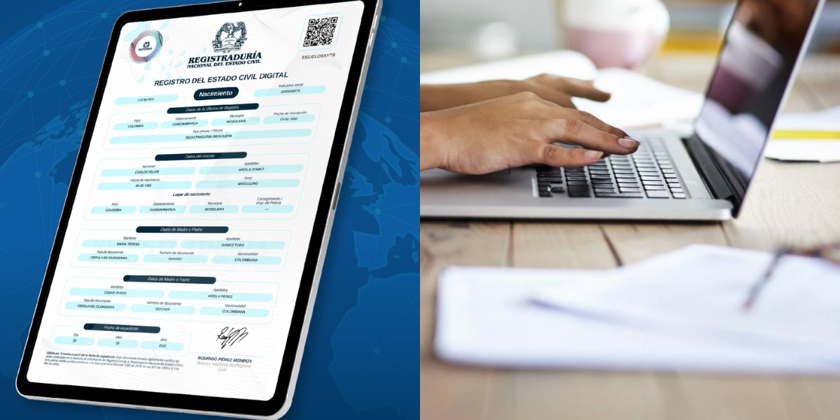 Paso a paso: cómo solicitar el registro civil digital en la página de la Registraduría