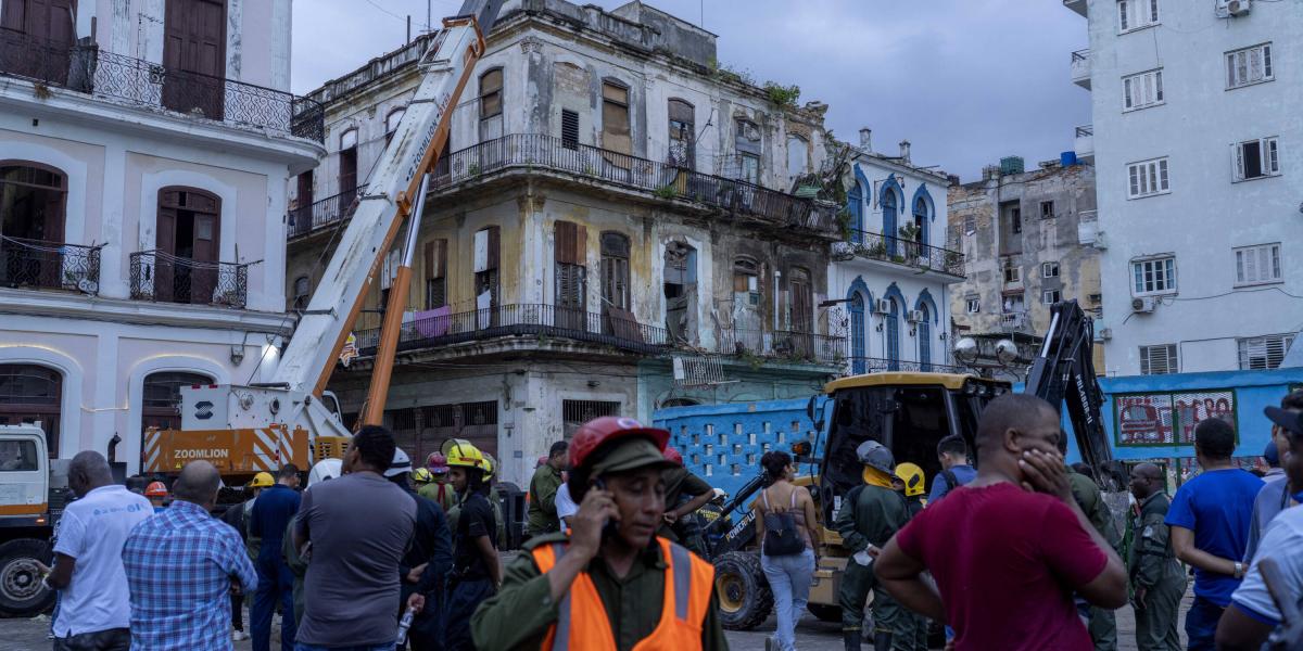 Cuba: muertos y desaparecidos en colapso de edificio en La Habana