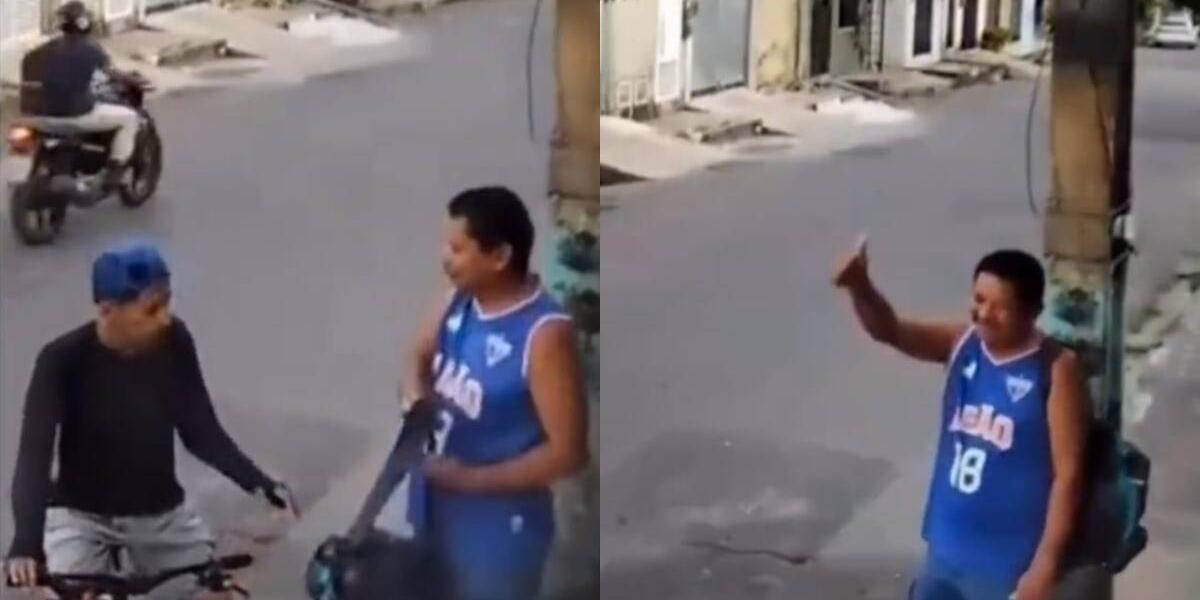 México: video viral, hombre se salva de robo porque uno de los ladrones ...