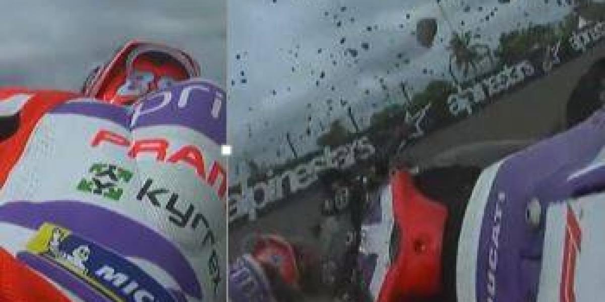 Violento accidente de Jorge Martin en Indonesia, MotoGP, video