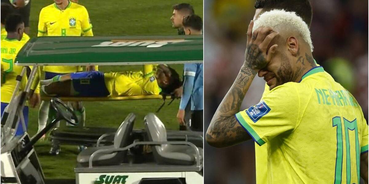Alarma en Brasil: Neymar sale llorando y lesionado en juego contra Uruguay!