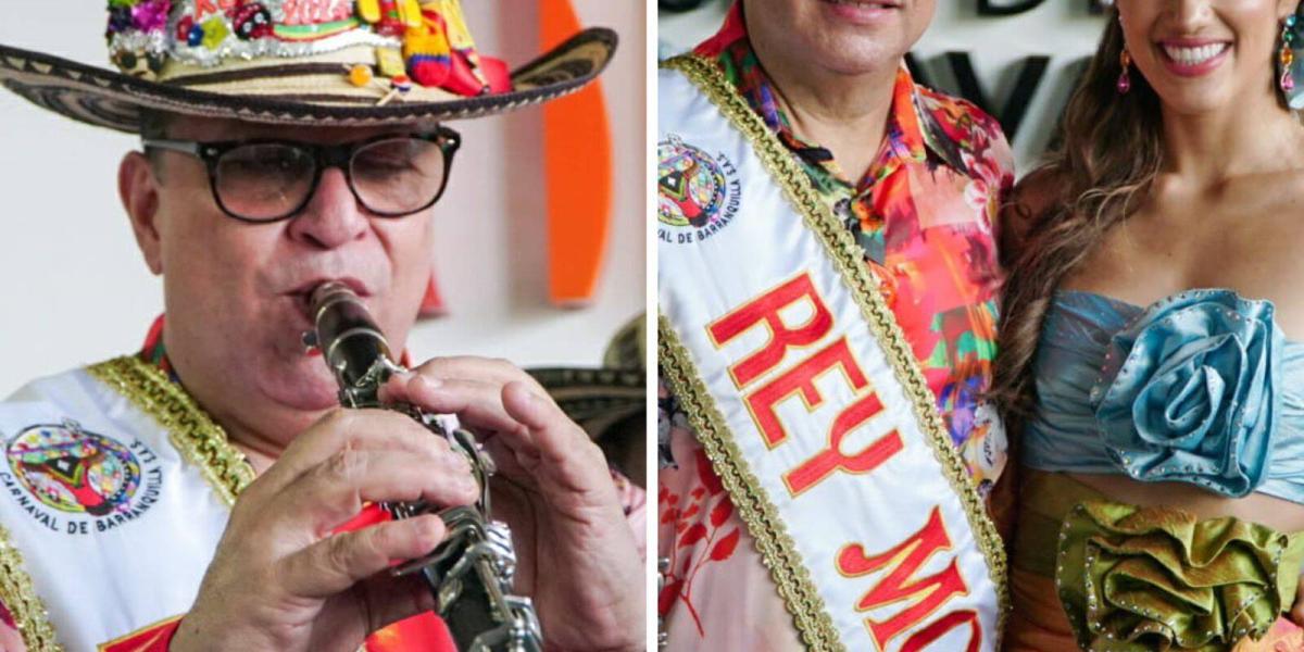 Juventino Ojito, el rey Momo que pondrá a bailar a Barranquilla