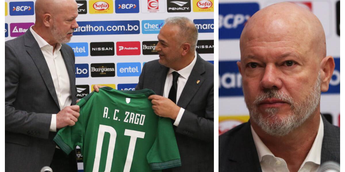 Antonio Carlos Zago es presentado como nuevo técnico de selección Bolivia