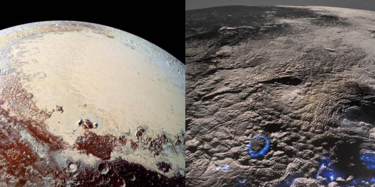 Nasa investiga la existencia de un gran volcán que arroja hielo en Plutón