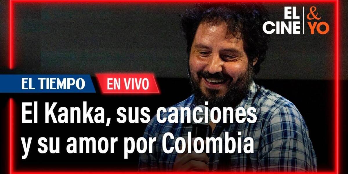 El Kanka, sus canciones y el amor por Colombia del cantautor español, en El cine y yo