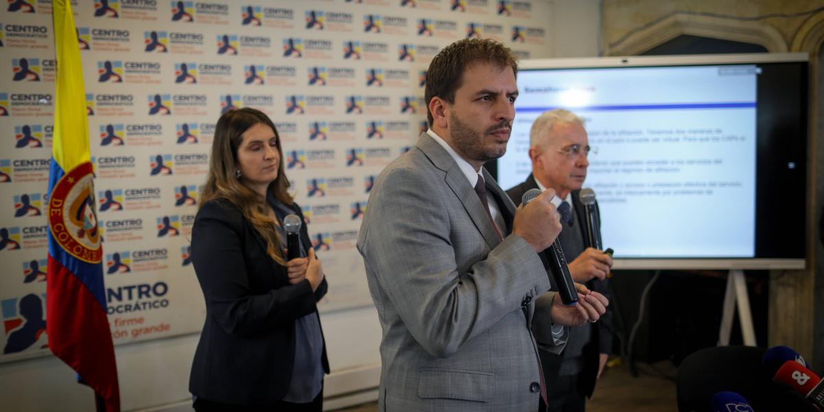 Andrés Forero, del Centro Democrático, habla de reunión Petro-Uribe