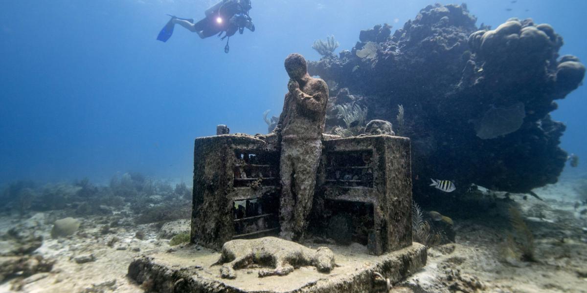 México: cómo visitar el Museo Subacuático de Arte en Quintana Roo