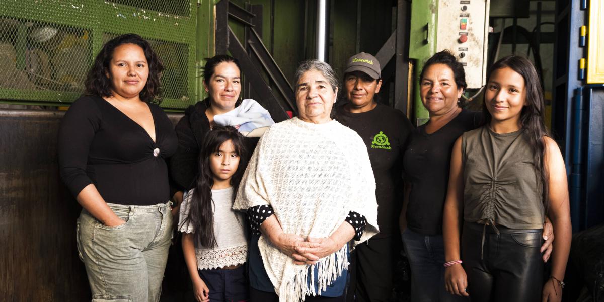 Reciclaje: Las Rodríguez, la familia de mujeres que lleva 4 ...