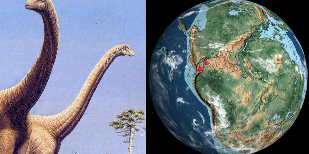Dinosaurios: mapa interactivo permite ver su ciudad cuando estos seres existieron
