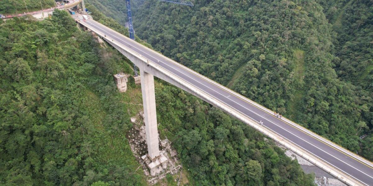 Puente Chirajara: Coviandes informó que fue terminado de manera anticipada