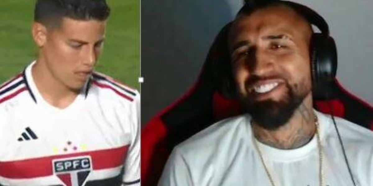 James Rodríguez habló con Arturo Vidal, pistas sobre su llegada al América